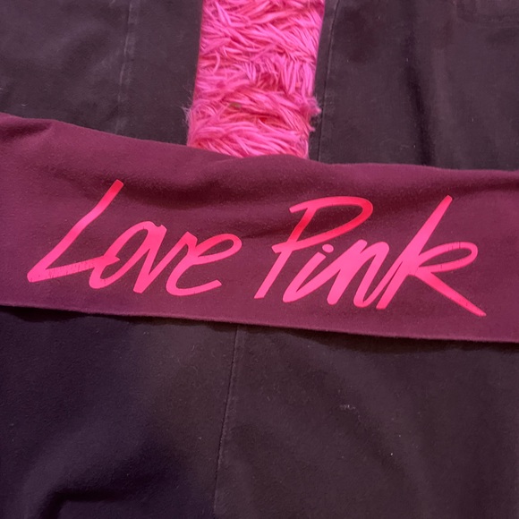 PINK Victoria's Secret | Pants & Jumpsuits | Vs Pink Foldover Leggings ...